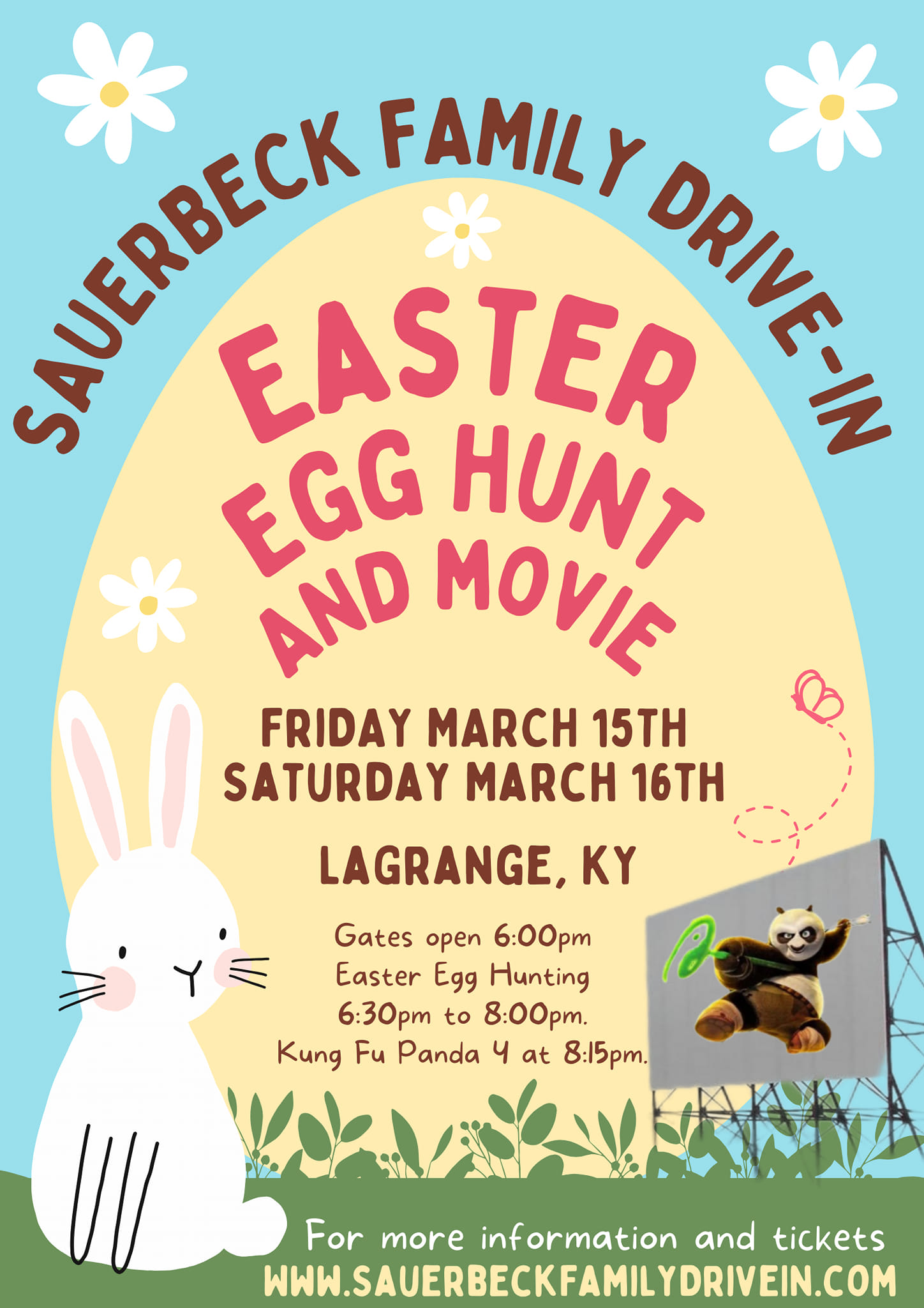 Easter Egg Hunt and Movies at Sauerbeck Family Drive-In - LaGrange Tourism
