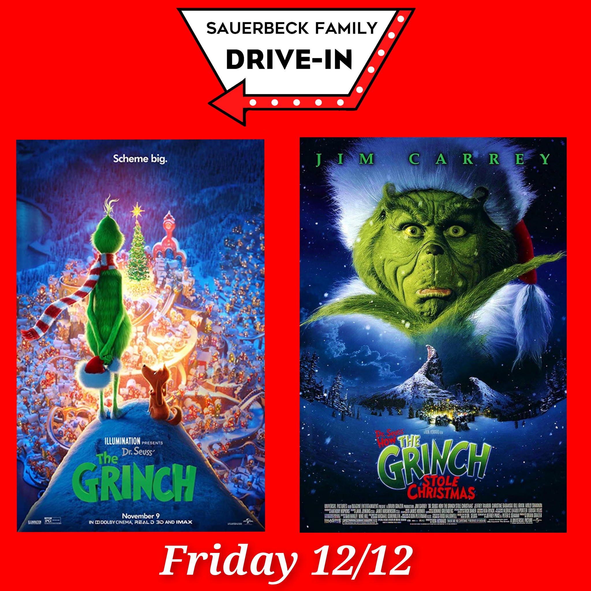 The Grinch Experience at Sauerbeck Drive-In - LaGrange Tourism